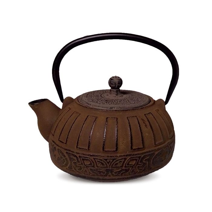 Ceainic fonta "Shaoyang" 800ml ruginiu cu infuzor