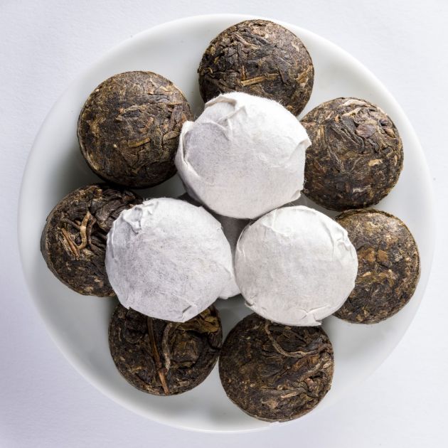 Ceai verde Pu-Erh Mini Tuo Cha